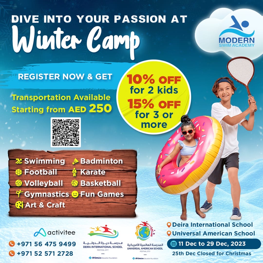 Join our Winter Camp with Activitee - Universal American School (UAS ...